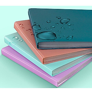 Snow Abonci Vertical Expanding Accordion Folder with 7 Pockets Paperwork Organizer Document Wallet Briefcase Business File Organizer Bag A4 Letter Size Elastic Rope Closure Pink