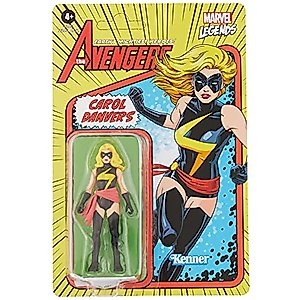 Marvel Hasbro Legends Series 3.75-inch Retro 375 Collection Carol Danvers Action Figure Toy