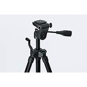 Bosch BT150 Compact Tripod with Extendable Height for Use with Line Lasers, Point Lasers, and Laser Distance Tape Measuring Tools, Black