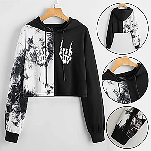 SHAOBGE Crewneck Sweatshirt Cat Toddler Halloween Costume Women's Witch Halloween Costume Halloween Witch Shirts for Women Long Oversized Sweatshirt Warehouse Amazon Warehouse Deals Clearance Black