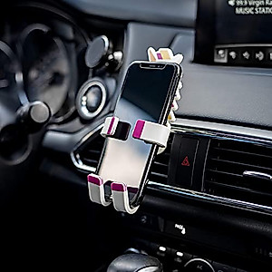 Hug Buddy Unicorn Air Vent Car Phone Holder, Adjustable, Universal Fit, Cell Phone Mount Compatible with iPhone, Samsung Galaxy, LG, Google, Nexus 5X, Moto, Black and Other Smartphone