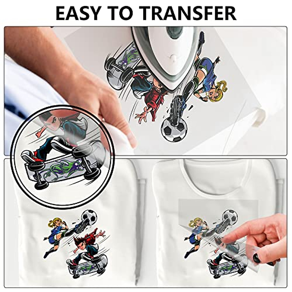 L&C Premium DTF Ink, DTF Transfer Ink Refill for epson L1800 et-8550 xp15000 DTF Printers, Heat Transfer Film Printing Ink Set 200ml X 5