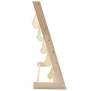 SanBouSi 6 Tier Kids Bookshelf Pine Book Display Stand for Kid s Books and Magazines Easy to Reach Kid Book Shelves for Nursery, Bedroom, Playroom, Classroom