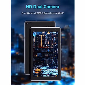ATOZEE Android 11.0 Tablet, 7 Inch Tablets, Quad-Core 1.5GHz Processor, 32GB Storage, 2GB RAM, Dual Camera,1024 x 600 IPS HD Display Screen,128GB Expand, WiFi, BT, Black 7" Tablet.