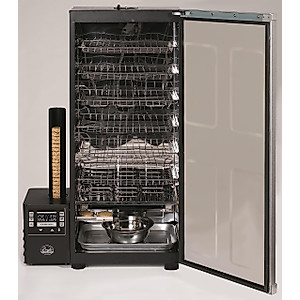 Bradley Smoker 6-Rack Outdoor Electric Smoker, Digital Vertical Smoker With Stainless Steel Grill