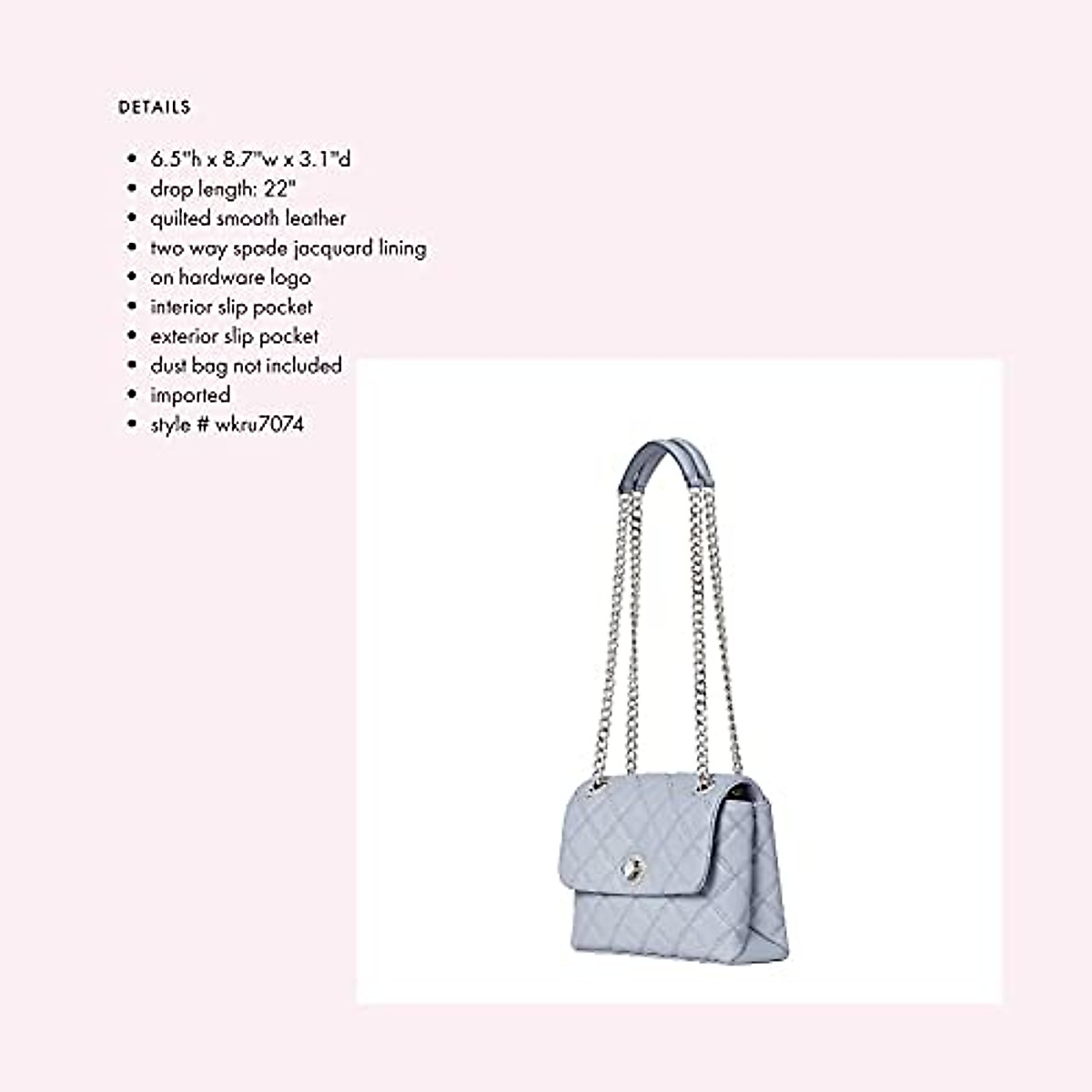 KATE SPADE NATALIA SMALL FLAP CROSSBODY SHOULDER LEATHER BAG