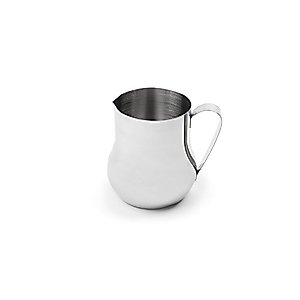 Fox Run Creamer/Frother Pitcher, 4.25 x 3 x 4.25 inches, Metallic