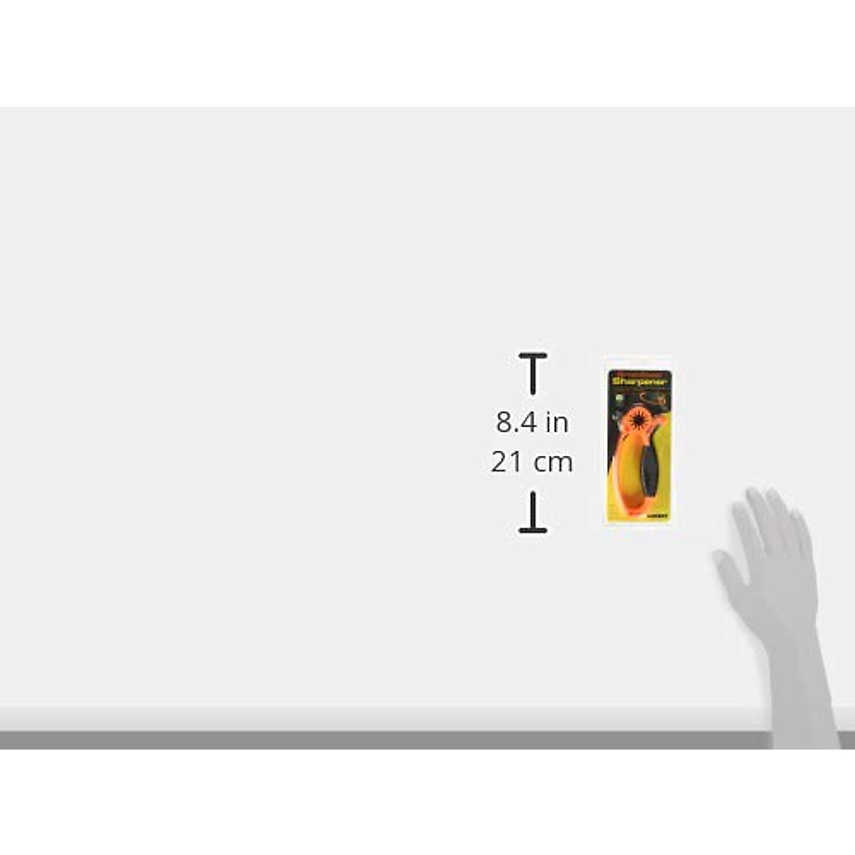 Lansky 3-in-1 Broadhead Sharpener Tool with Broadhead Wrench and Tungsten Carbide Sharpener (Orange) - LTCBH