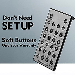Universal Replacement Remote Control for Bose Wave Sound Touch Music Radio System I II III IV - Without Battery Silver Color