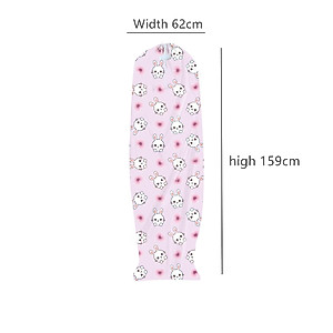 Ironing Board Dustproof Cover, Thick Waterproof Oxford Cloth Storage Bag, Protective Organizer Mat, Dust Translucent Case with Drawstring159 * 62cm