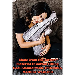 Caliber Gourmet Hug Soft Tactical Revolver Gun Cushion Pillow, Cotton, Plush Stuffed, Throw Pillow, Decorative, Loved by Military Personnel, Veterans, Hunters, Gun Lovers