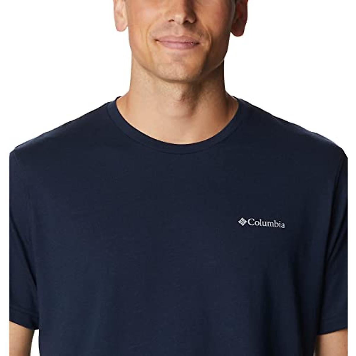 Columbia Men's Thistletown Hills Short Sleeve, Collegiate Navy Heather, Medium
