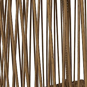 Christopher Knight Home Russell Outdoor END Table, Light Brown + Silver