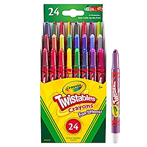 Crayola Twistables Crayons, Fun Effects, Gift for Kids, 24 Count
