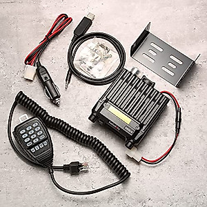 Radioddity DB25-G GMRS Mobile Radio, 25 Watts Two Way Radio Long Range, Quad Watch, GMRS Repeater Capable, with Dual Band Scanning Receiver, for Car Vehicle, Off Road, Overlanding