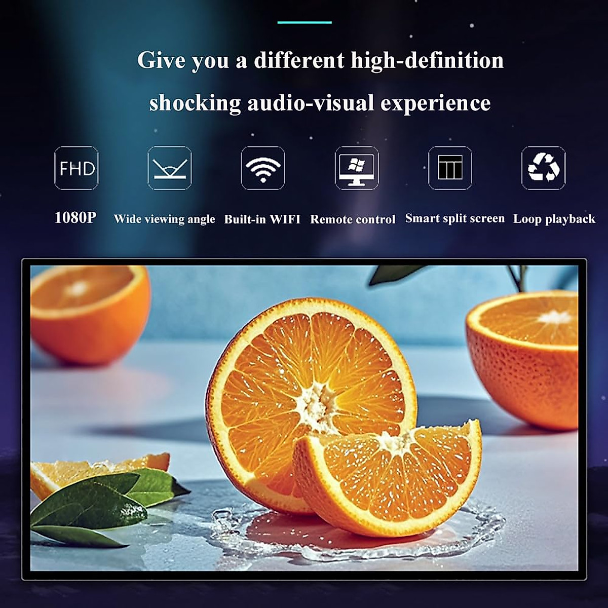 32 Inch Digital Signage Displays,LED Display Interactive Digital Advertising Player Wall Mounted, 2G-8G,With USB,SD Card Slot,For Exhibition Halls,Shopping Mall,32inches