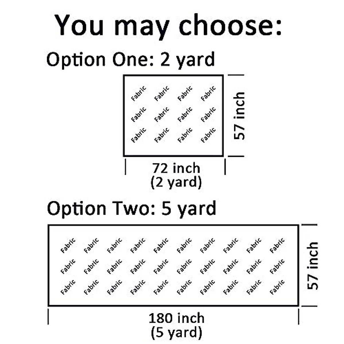 White Combed Cotton Fabric by The Yard for Quilting Sewing Broadcloth 2 Yard or 5 Yard Cloth (2 Yard)