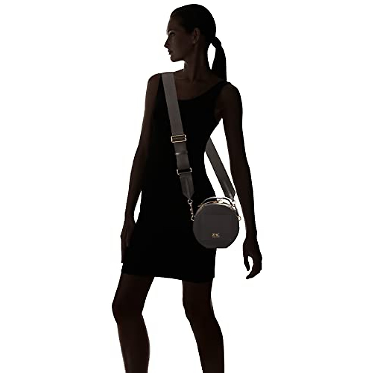 ZAC Zac Posen Belay Top Handle Drum Bag, Black