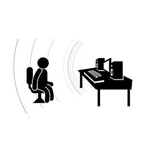 Aircom A1 Anti-Radiation Air Tube Headphones - EMF Protection Earbuds with Built-in Microphone - Airflow Audio Technology for Premium Sound - Black