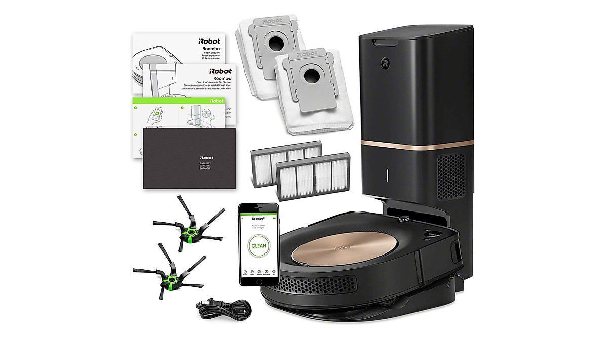 iRobot Roomba s9+ Robot Vacuum with Self-Emptying, Smart Mapping & Pet ...