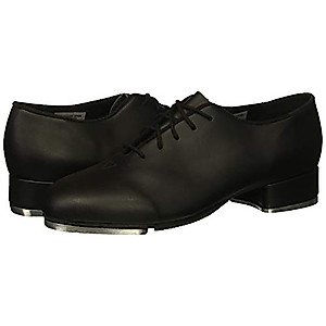 Leo womens Jazz Tap Dance Shoe, Black, 8 Medium US