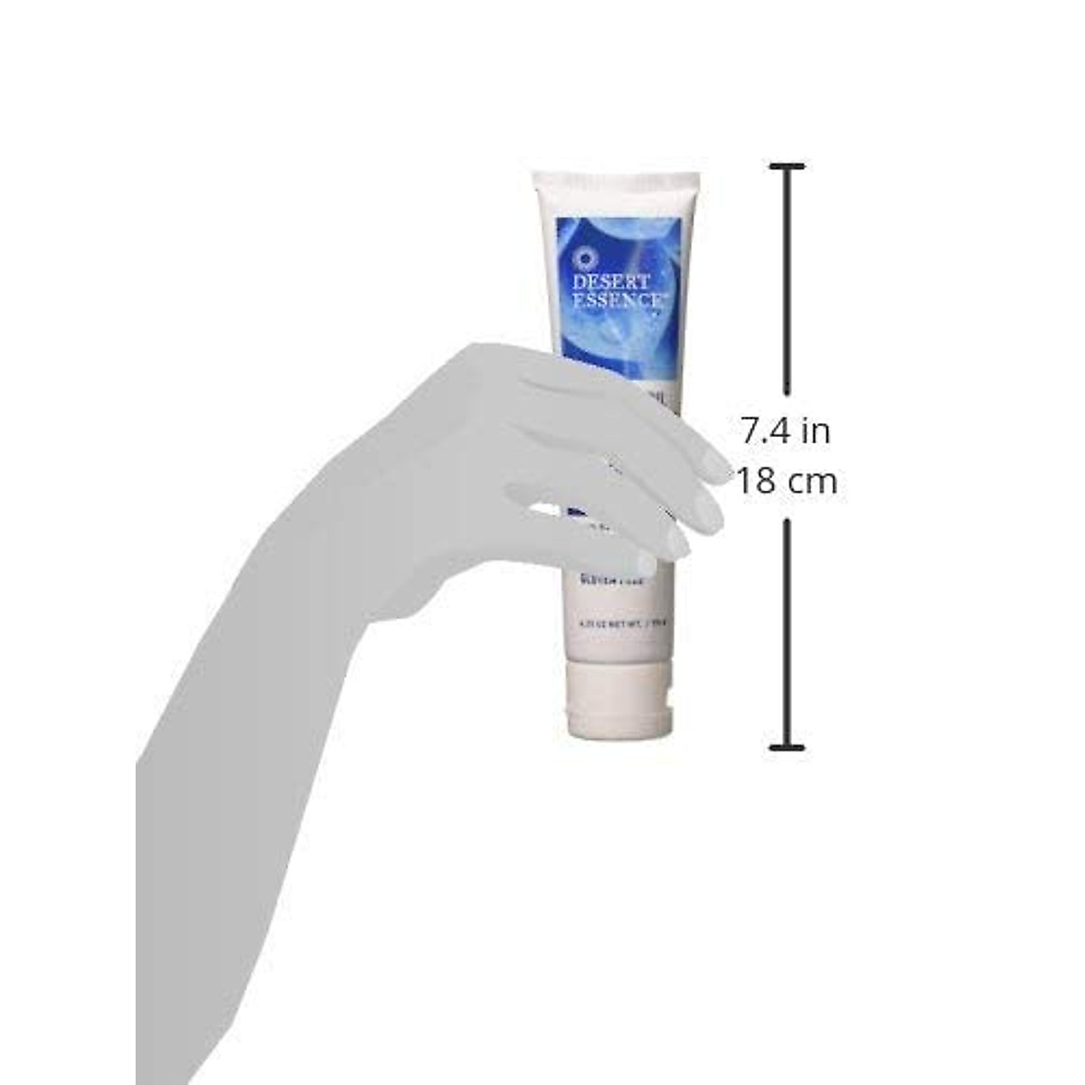 Desert Essence Natural Tea Tree Oil Whitening Plus Toothpaste - Cool Mint - 6.25 Oz - Antiseptic Tea Tree Oil - Zinc Citrate - Baking Soda - Freshens Breath - Reduced Plaque - Fluoride & Gluten Free