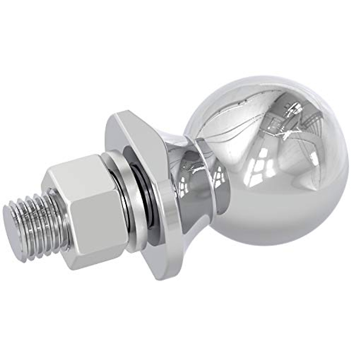 Torin ATRLY2002B 2" Diameter Trailer Hitch Ball: 3 Ton (6,000 lb) Capacity