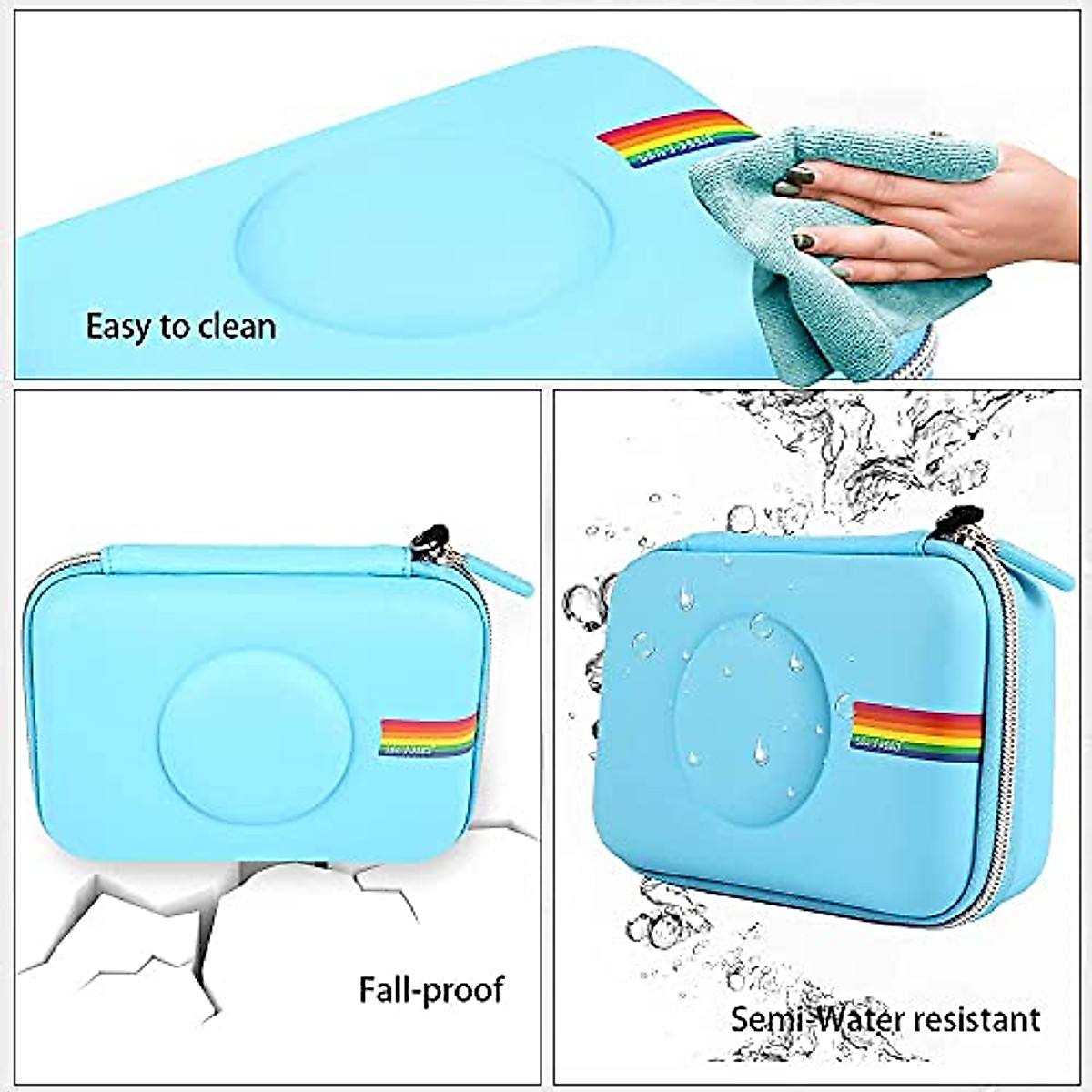 Leayjeen Digital Camera Case Compatible with YISENCE/Kaisoon Tech/Canon Portable Digital Camera 2.7K Full HD Video Waterproof Underwater Camera and More Accessories(Case Only)