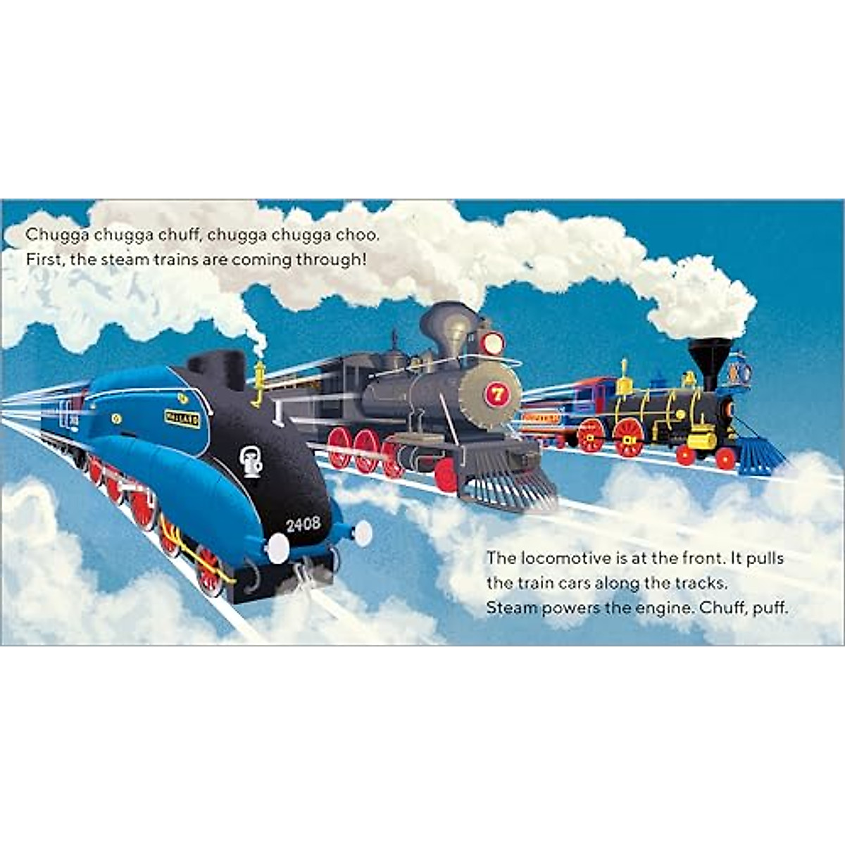 Trains Coming Through!: My First Book of Trains