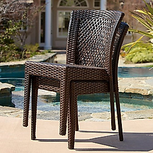 Best Selling Dawn Outdoor Wicker Chairs, Set of 2