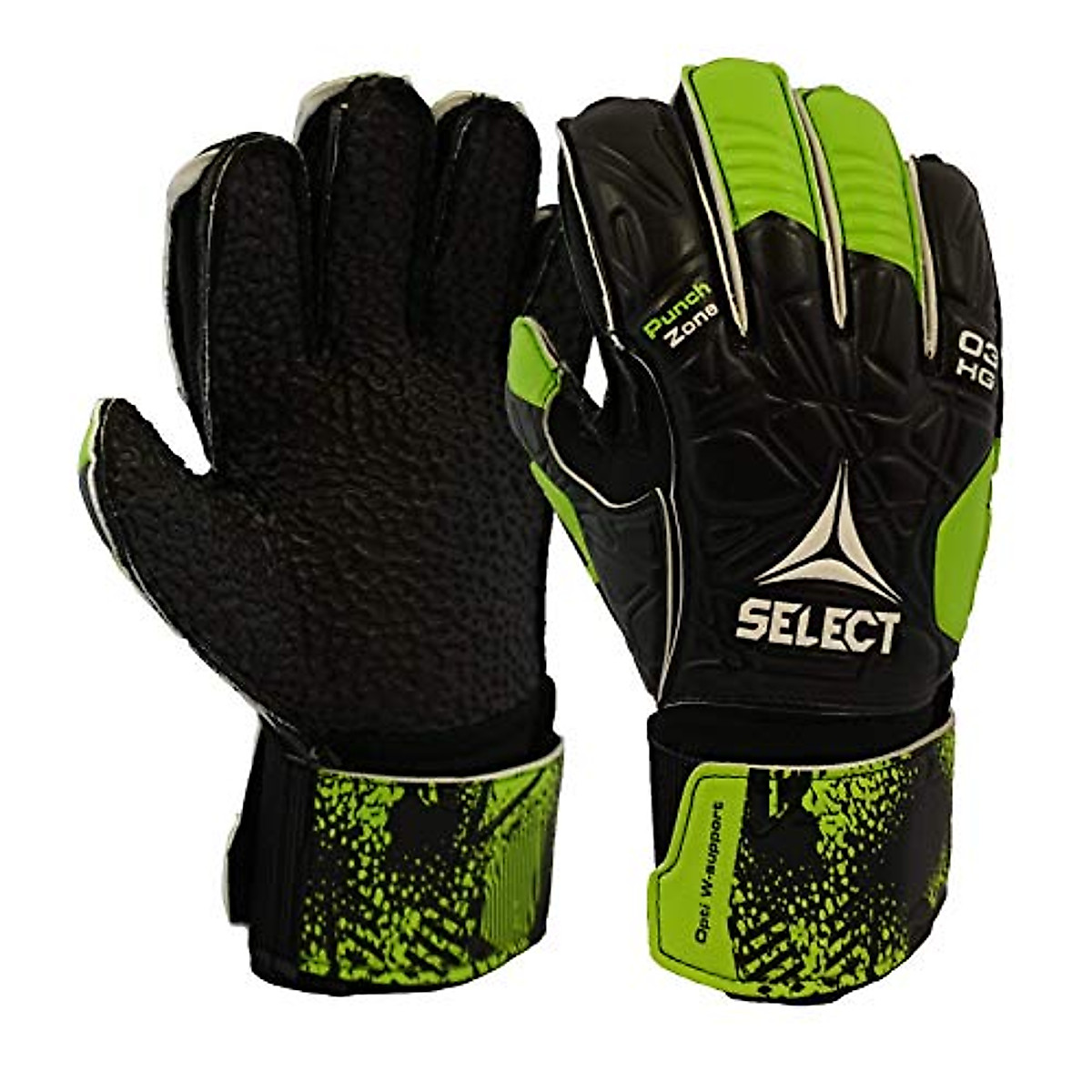 SELECT 03 Youth Protec HG V20 Goalkeeper Glove with Finger Protection, Size 5