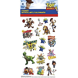 Trends International Toy Story Standard Sticker-4 Sheet, Multi