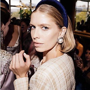 Ivyu Headbands Women Hair Head Bands - 6 Pcs Diademas Para Mujer De Moda Accessories Velvet Padded Head Bands Cute Beauty Fashion Hairbands Girls Vintage Thick Hair Bands