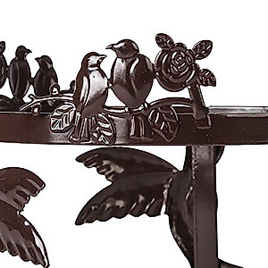 Topadorn Gazing Ball Stand Garden Hardware Metal Stand for 10-Inch or 12-Inch Gazing Globes