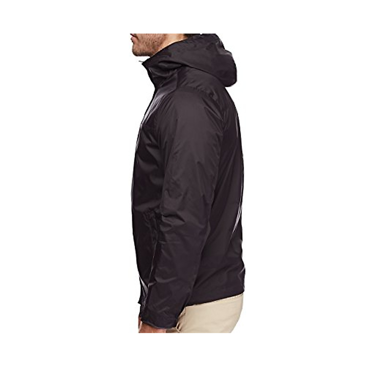 Tommy Hilfiger Men's Waterproof Breathable Hooded Jacket, Black, X-Large