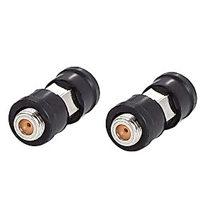 Ancable Coaxial Cable Connector, 2-Pack F Female RG6 Coax Coupler Connector, F Female to Female Extension Connector for Indoor Outdoor Coax Cable, Dish Network, Antenna, Satellite Receiver