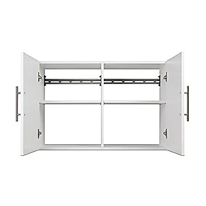 Prepac HangUps Upper Storage Cabinet - Elegant and Spacious Wall Cabinets to Maximize Your Storage, 36" Size, Classic White Finish