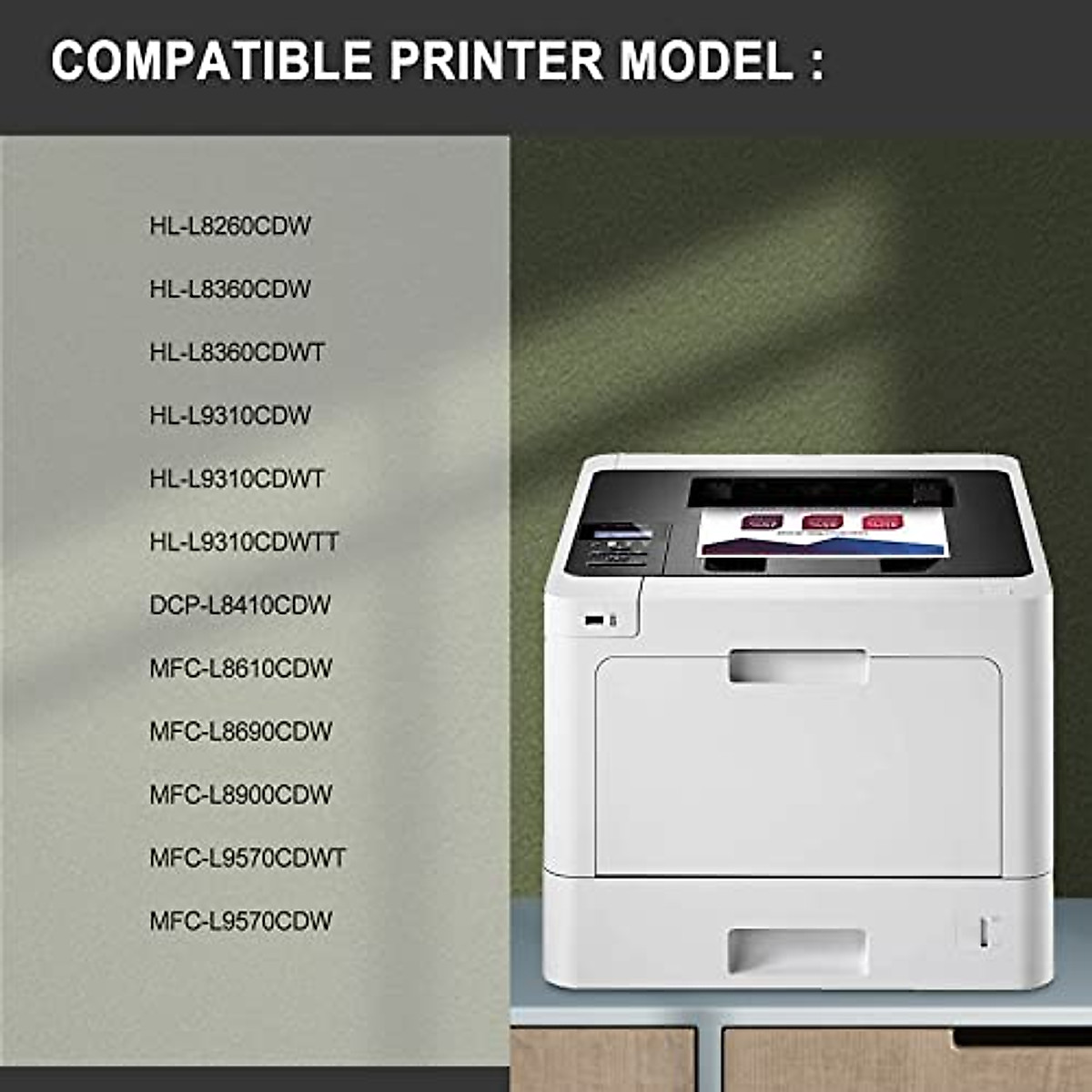TN-431 TN-431 C/M/Y Standard Yield Toner Cartridge Set - DRA Compatible Replacement for Brother TN431C TN431M TN431Y HL-L8260CDW L8360CDW L8360CDWT L9310CDW L9310CDWT L9310CDWTT DCP-L8410CDW Printer