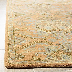 SAFAVIEH Wyndham Collection 2'3" x 15' Terracotta WYD203A Handmade Modern Premium Wool Runner Rug