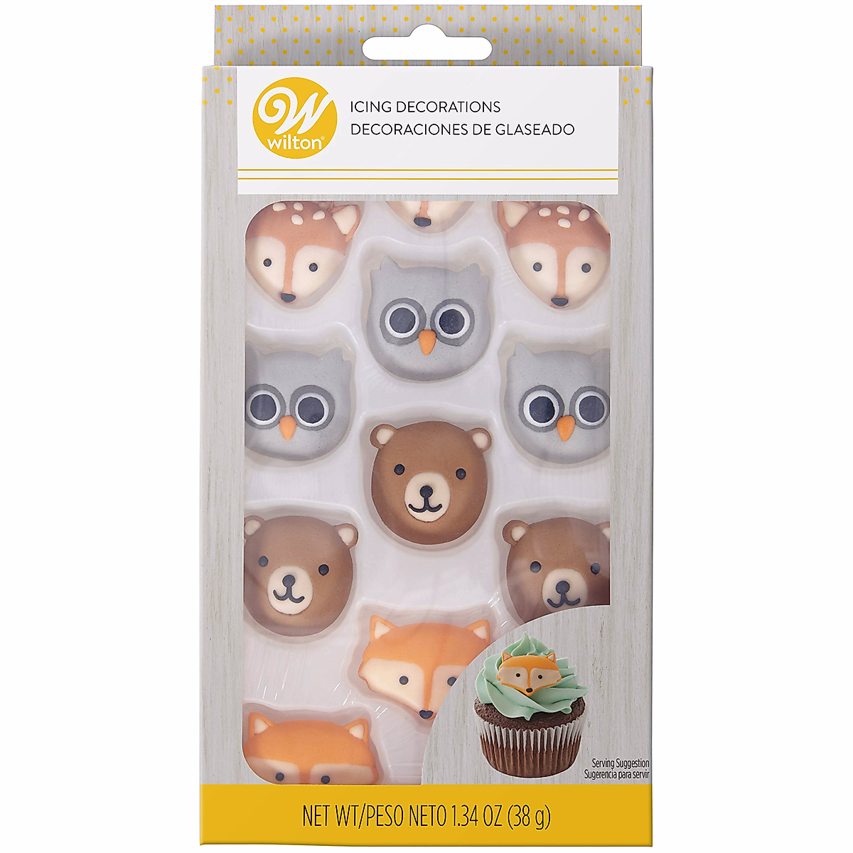 Food Items Icing Decorations, Camping Adventures-Woodland Animals