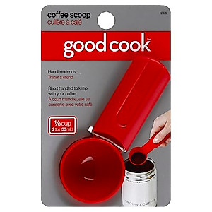 Goodcook Extendable Coffee Scoop, 2 Tablespoon, Small, Red