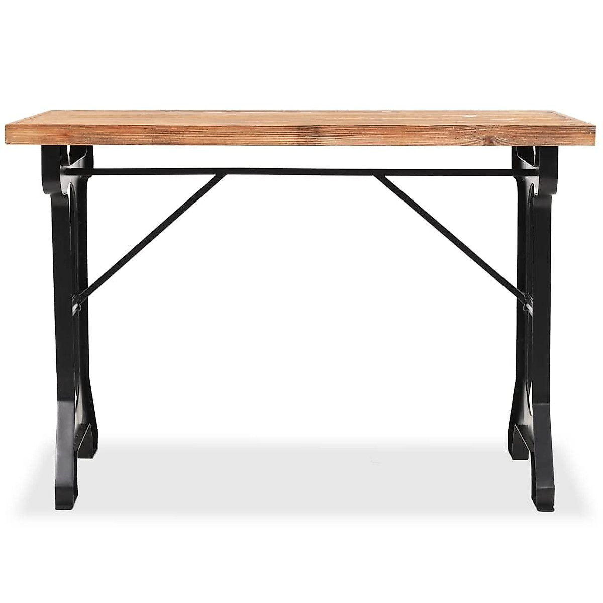 YPWRENH Side Tables Office Tables Dining Table Solid Fir Wood Top 48 "x25.6 x32.3 for Dining Room, Kitchen or Living Room