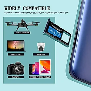 512GB Micro SD Card High Speed Class 10 Memory Card for Smartphone/Camera/Tablet/Car Navigation and Drones（512GB