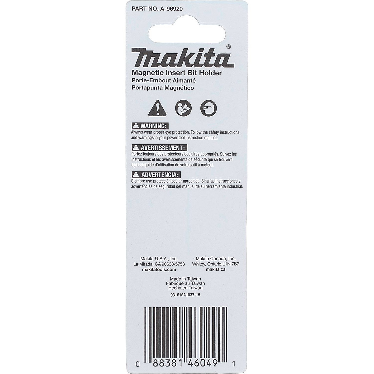Makita A-96920 Impactx 2-3/8″ Magnetic Insert Bit Holder