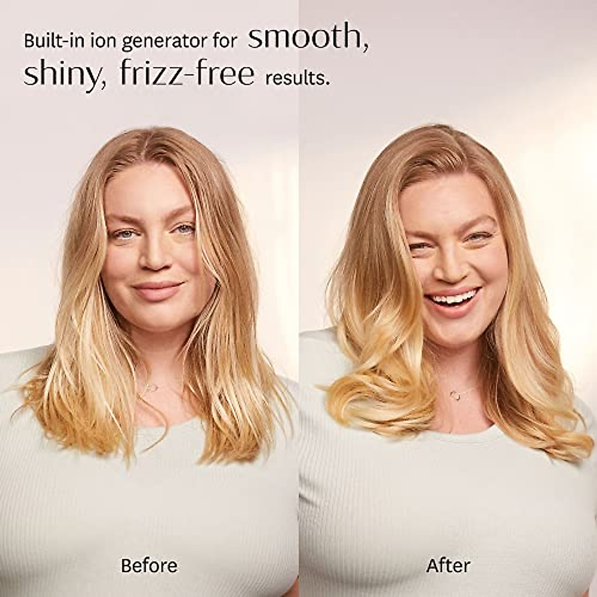 T3 Fit Compact Hair Dryer, White/Rose Gold, 1 Count