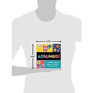 Evermade Adsumudi Math Game - The Monstrously Fun, Smart Game for Kids to Practice Multiplication, Division, Addition and Subtraction - Great for Kids Ages 8-12