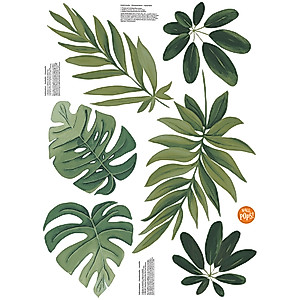 Wall Pops WallPops DWPK2761 Havana Leaves Wall Art Kit, Green