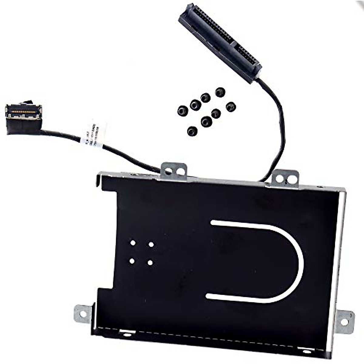 Deal4GO SATA Hard Drive Cable 2K51N 02K51N w/ 2.5" HDD Caddy Carrier 0J8J5W J8J5W Replacement for Dell Alienware Area 51M ALWA51M