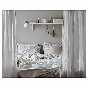 IKEA.. 804.125.92 Duvet Cover and Pillowcase, Beige, White