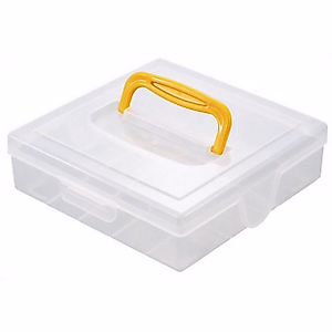 JapanBargain, Japanese 6-inch Origami Folding Paper Case Box Storage Container for Craft Cardstock Stamp Sewing Kit Tools， Pack of 2